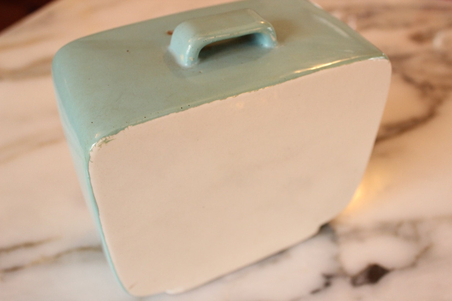 M9002 Vintage Disney 1960's Rare Ceramic Television Set Bank of Mickey ...