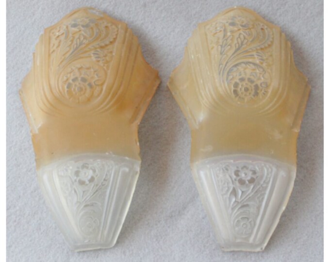 S1206 Art Deco Slipper Shades - Etsy