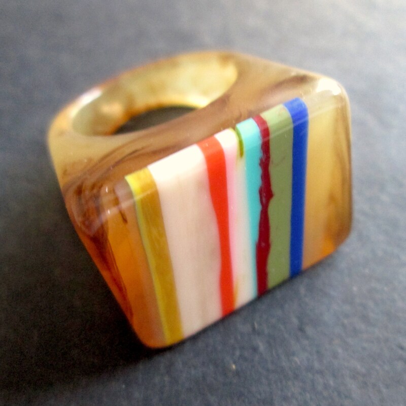 Tortoise Shell Rings - Etsy