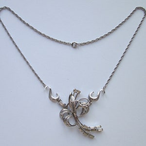 Stunning Vintage Statement Necklace 925 Silver 11.6g Signed JAY FLEX ...