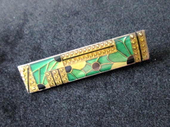 Wonderful Vintage Brooch Pierre Bex Art Deco Revival … - Gem