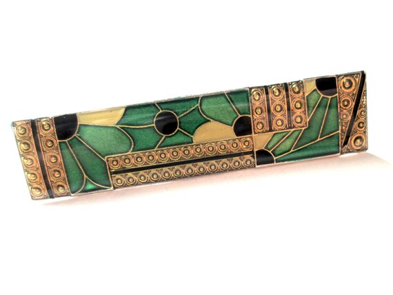 Wonderful Vintage Brooch Pierre Bex Art Deco Revival … - Gem