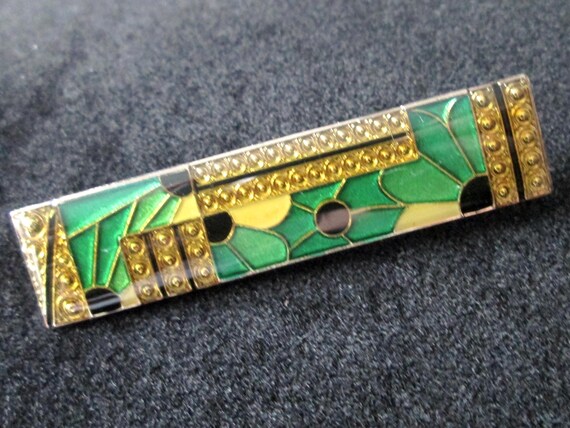 Wonderful Vintage Brooch Pierre Bex Art Deco Revival … - Gem