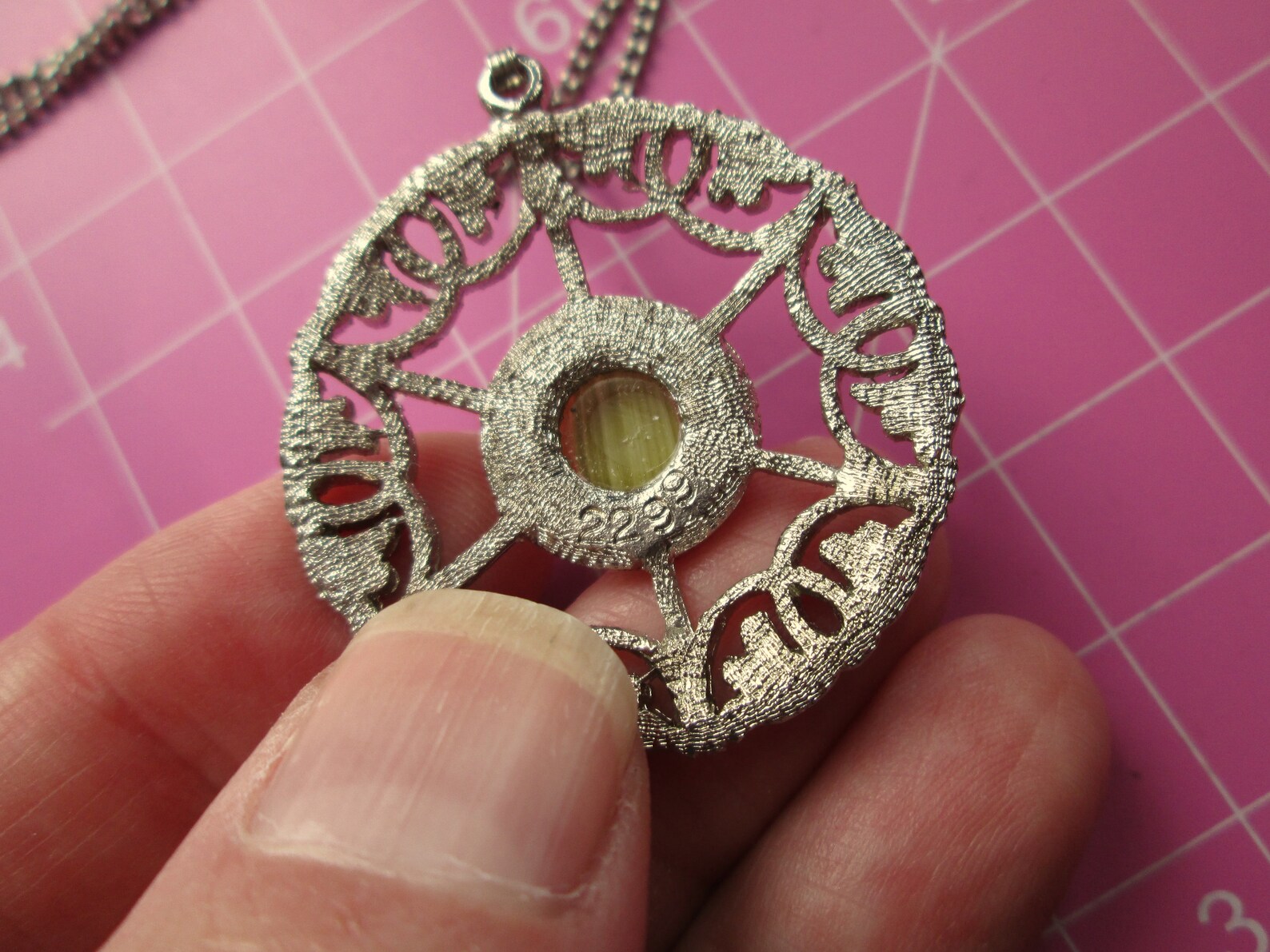 Wonderful Vintage Unsigned Sphinx Porphyry Glass Cabochon | Etsy