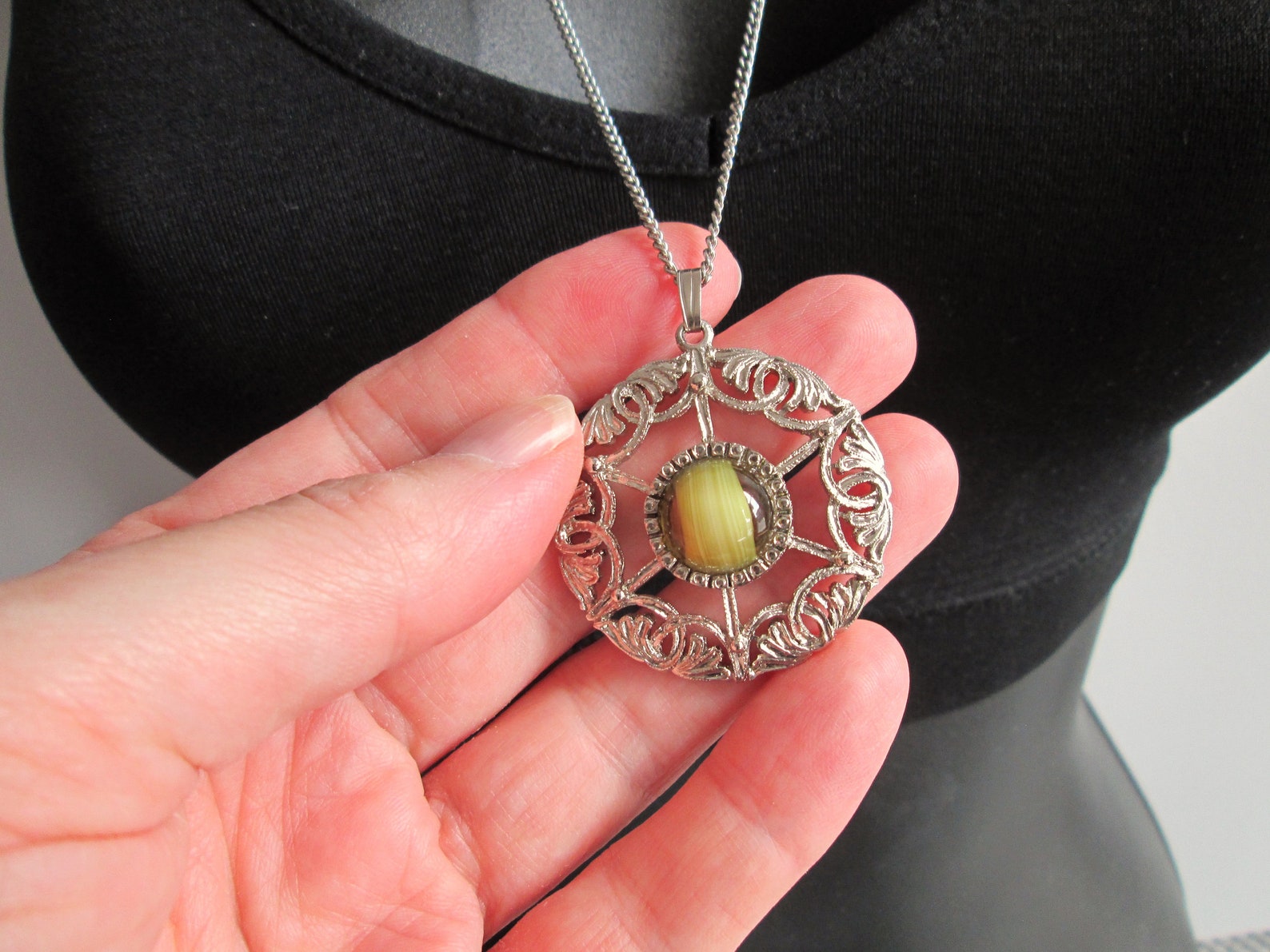 Wonderful Vintage Unsigned Sphinx Porphyry Glass Cabochon - Etsy