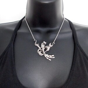 Stunning Vintage Statement Necklace 925 Silver 11.6g Signed JAY FLEX ...