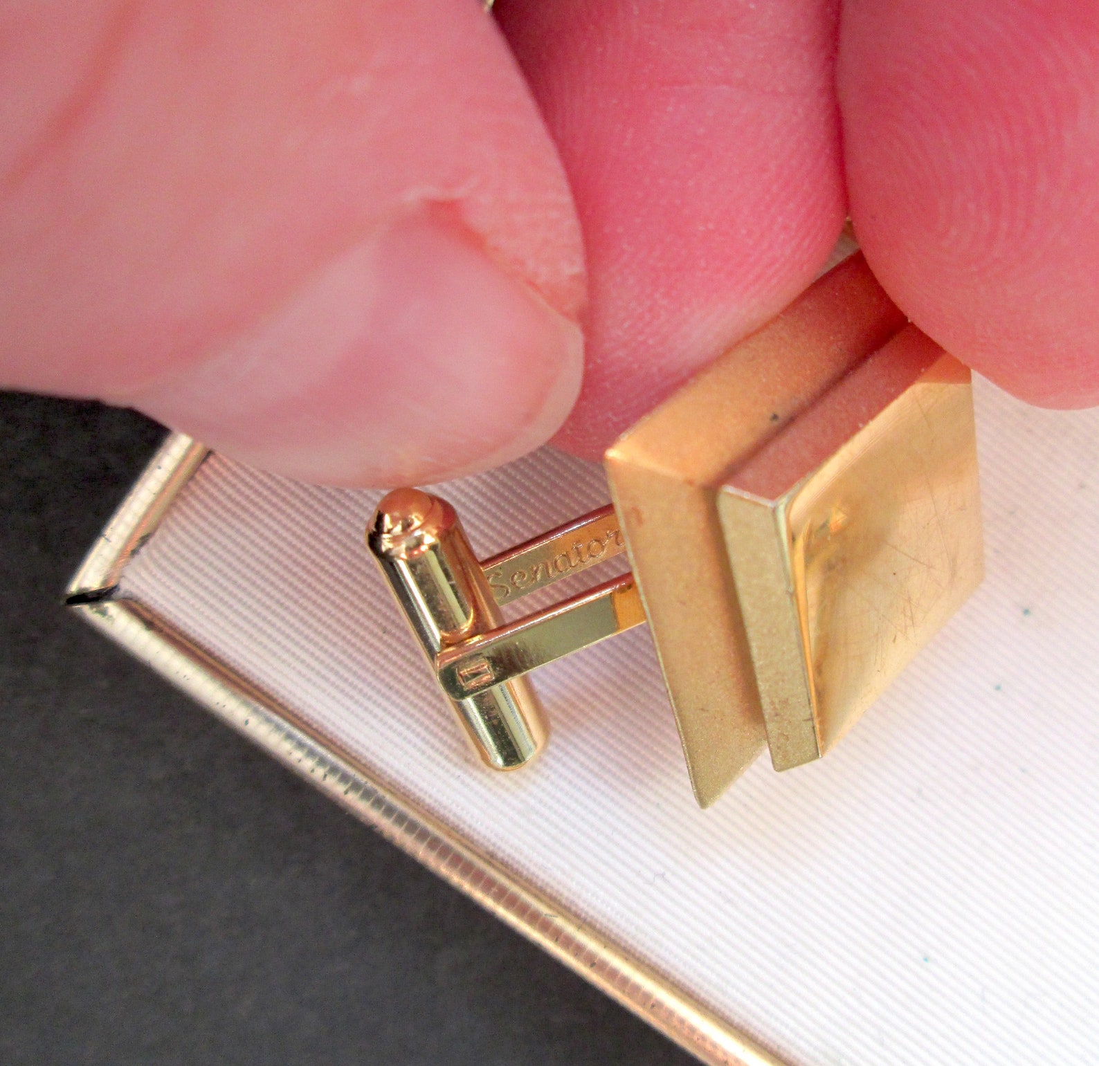 Stunning Signed SENATOR Vintage Cuff Links Cufflinks Tie Tac - Etsy