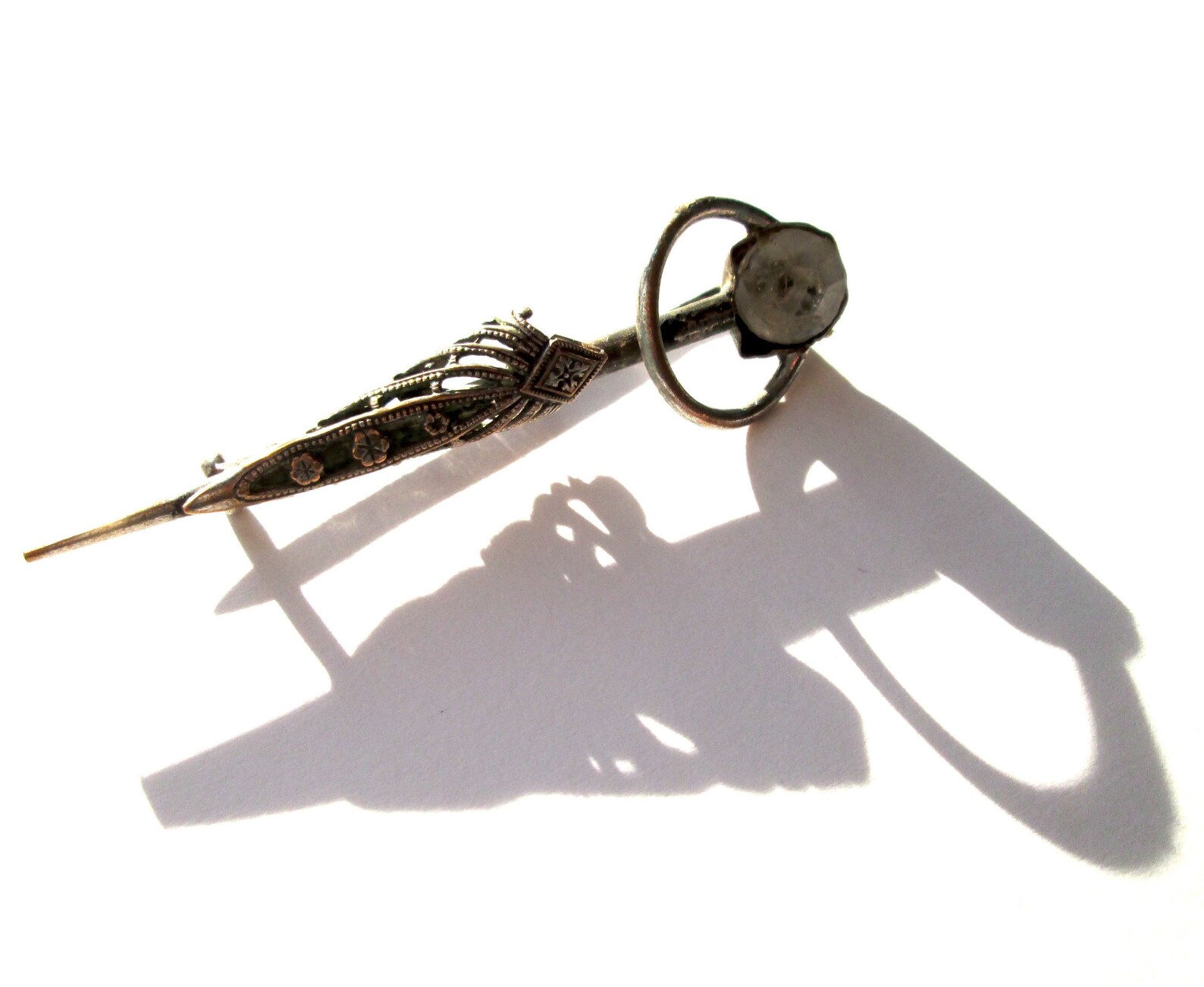 Lovely Antique Scottish Dirk Sword Figural Brooch Kilt Cloak Pin ...