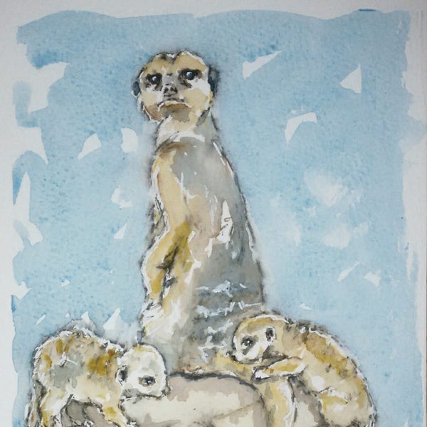 Meerkat Family - Etsy