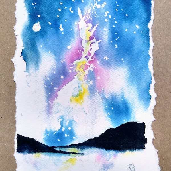 Northern Lights Birthday Card - Etsy