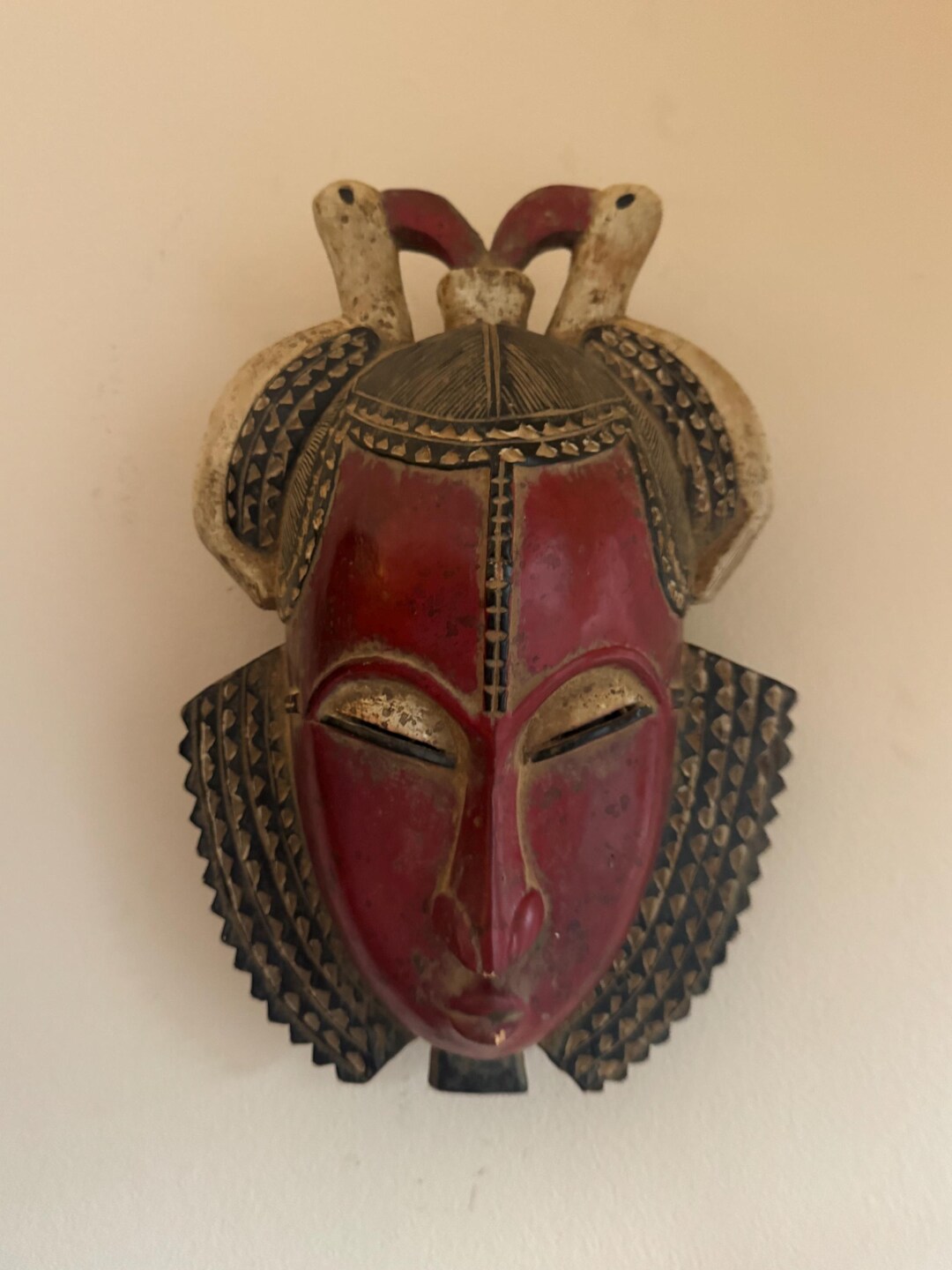 Hand-carved Yowle Mask - Etsy
