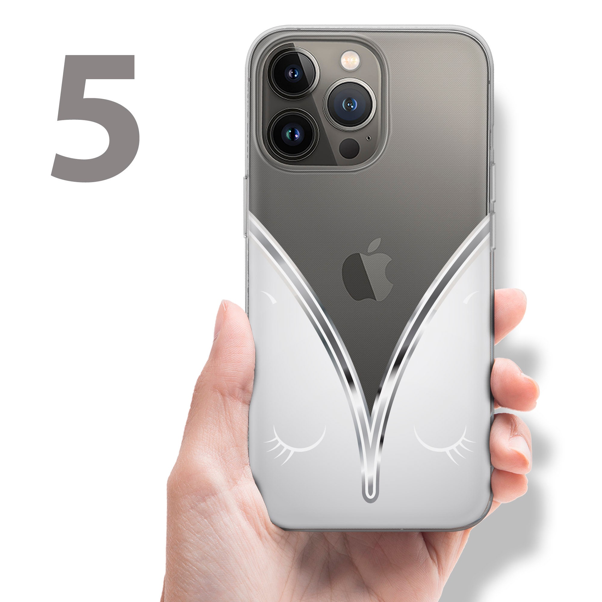 Retro Bus Phone Case | Hippie Camper Van Design Lines, Transp. Gel ...