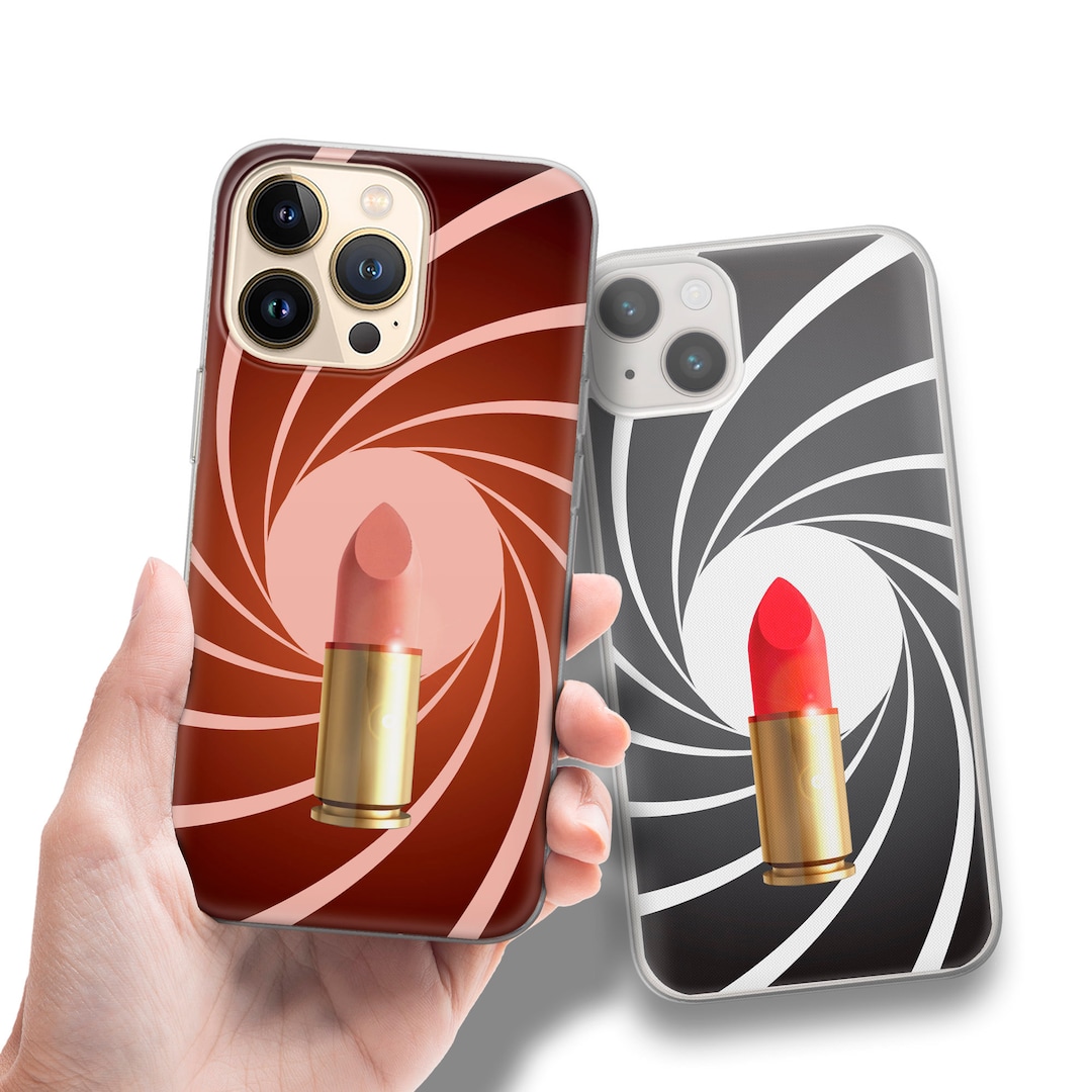 Lipstick 007 Phone Case James Bond Theme Bullet & Gun - Etsy