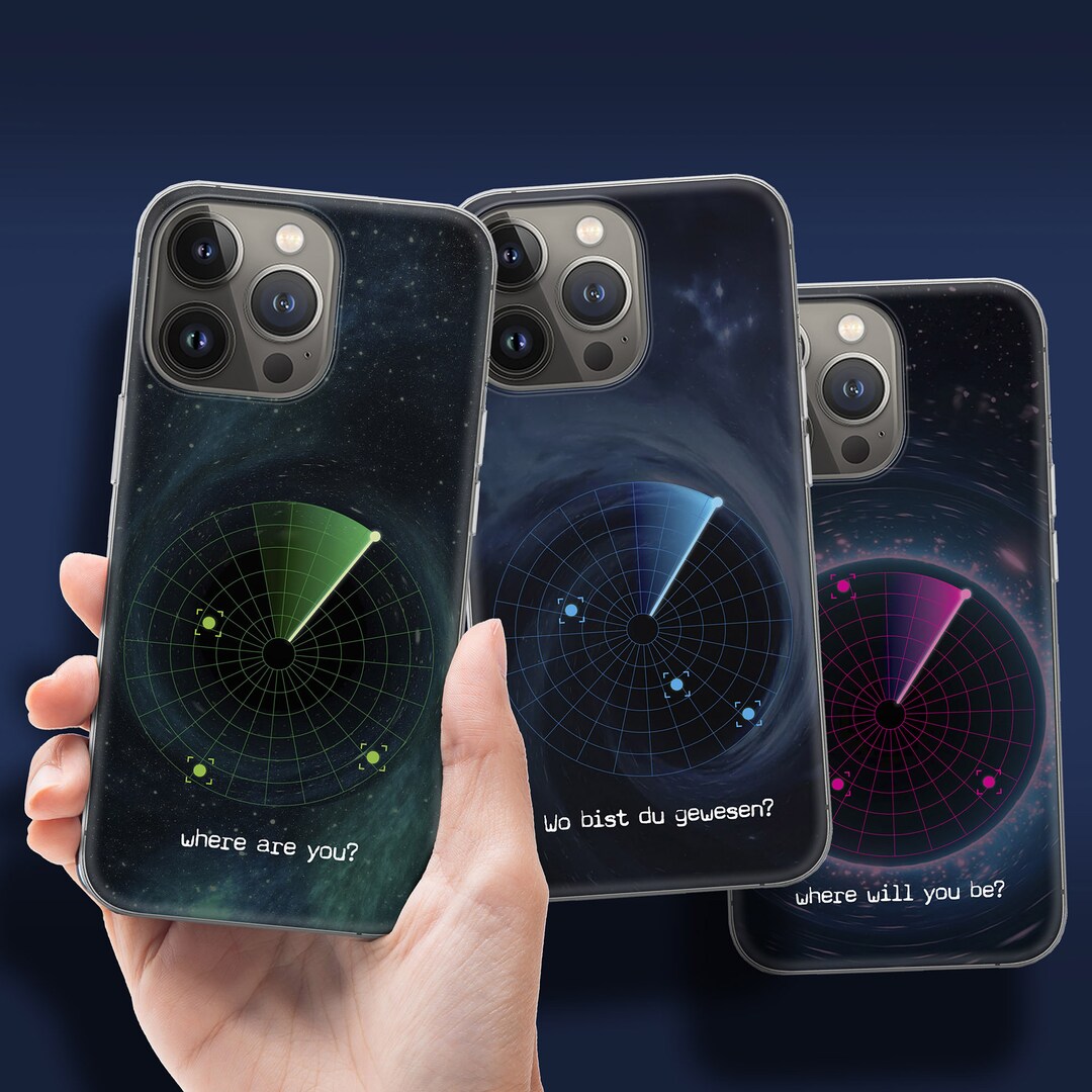 Radar Phone Case | Flight Radar Screen. Black TPU Gel Cover for iPhone ...