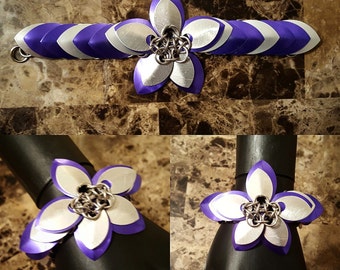 Chainmail flower | Etsy