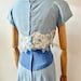 1950s AS-IS Ferman O'grady Blue Floral Wiggle Dress | 50s Pastel ...