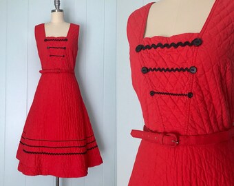 1950s Ric Rac Dress - Etsy