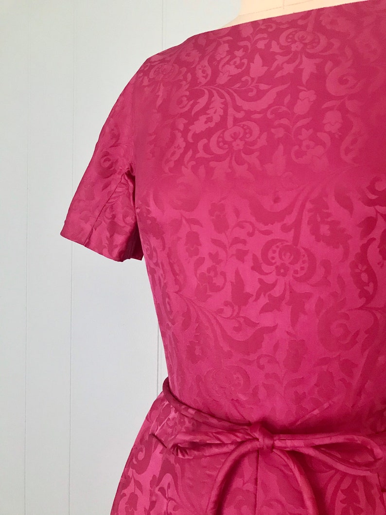 1960s Ben Barrack Party Dress 60s Bright Pink Party Dress - Etsy