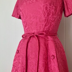 1960s Ben Barrack Party Dress 60s Bright Pink Party Dress | Etsy