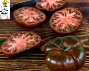 Black Sea Man Heirloom Tomato Premium Seed Packet - Etsy