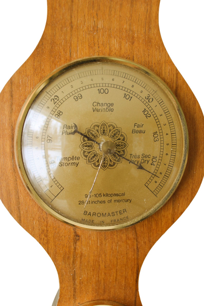 VINTAGE BAROMETER - Made in FRANCE - Etsy
