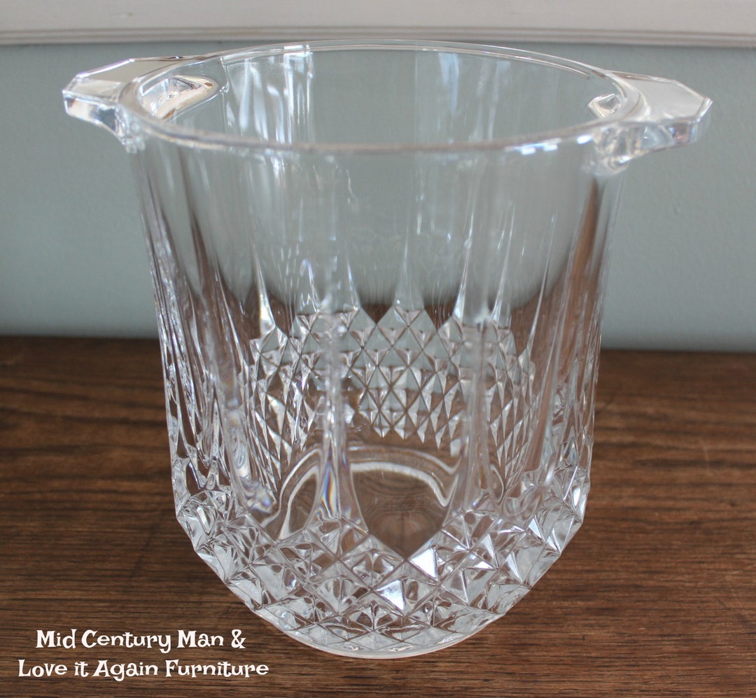 Large and Heavy Crystal Ice Bucket - Etsy