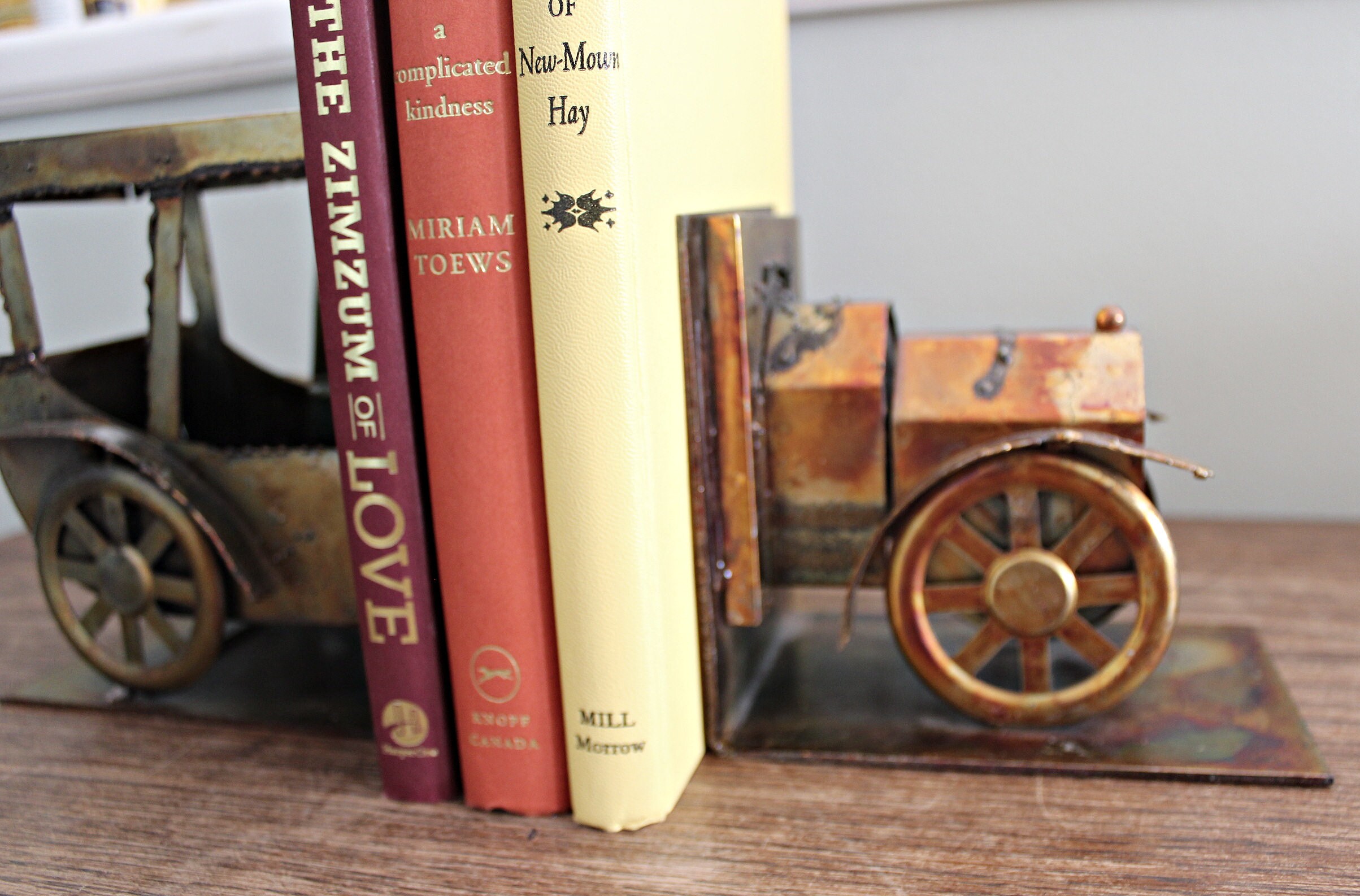 VINTAGE Copper BRASS Metal Antique Car Bookends - Etsy.de