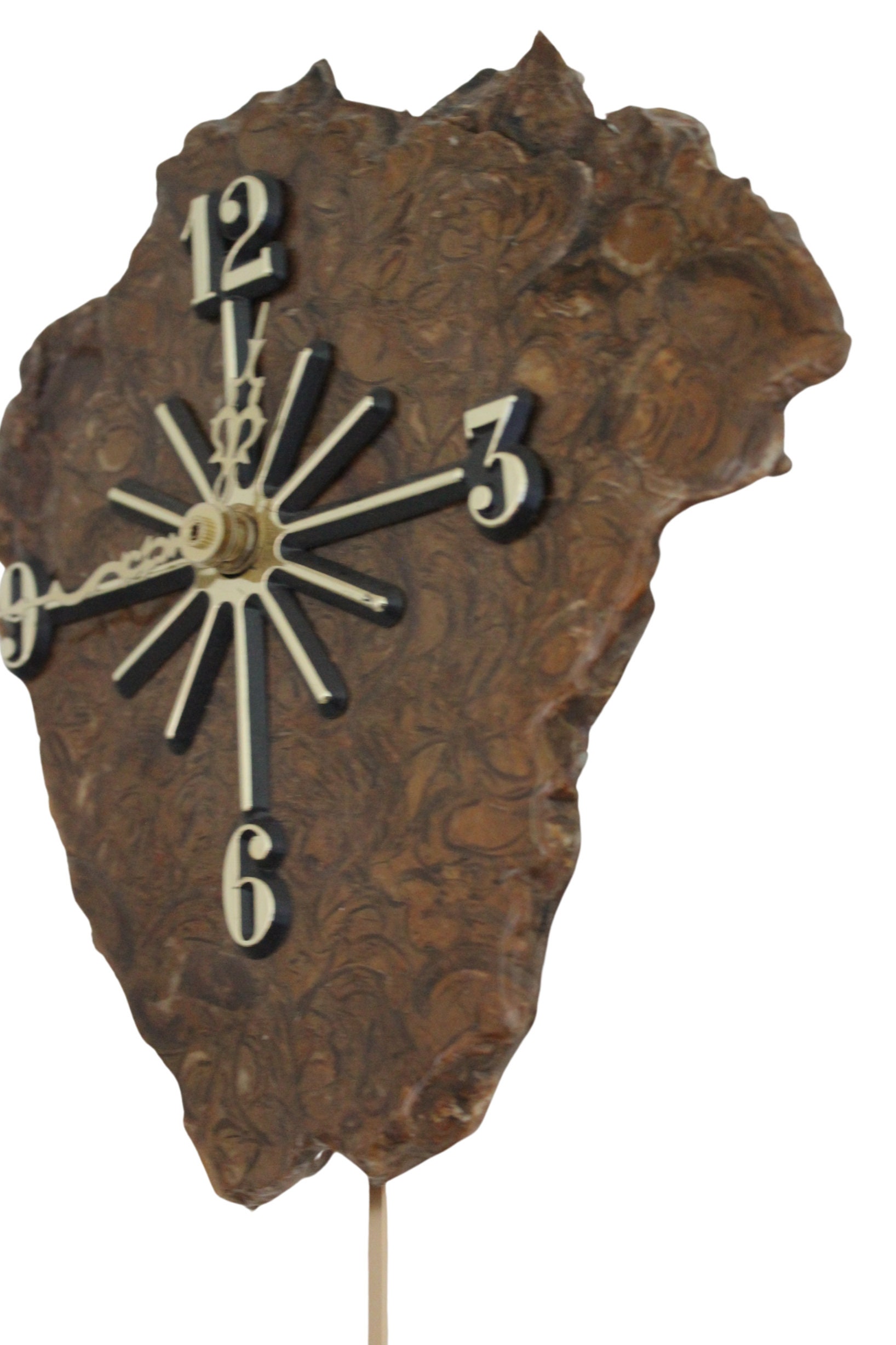ROCK CLOCK Sedimentary Conglomerate With Pendulum - Etsy