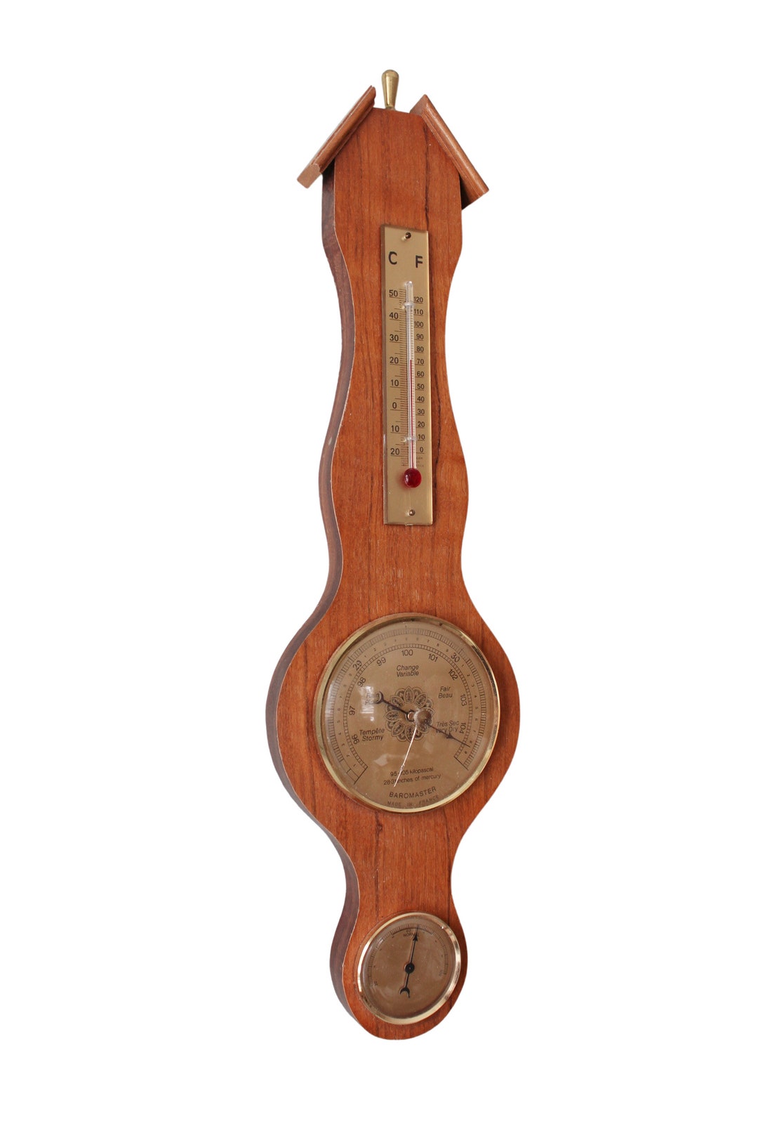 VINTAGE BAROMETER - Made in FRANCE - Etsy