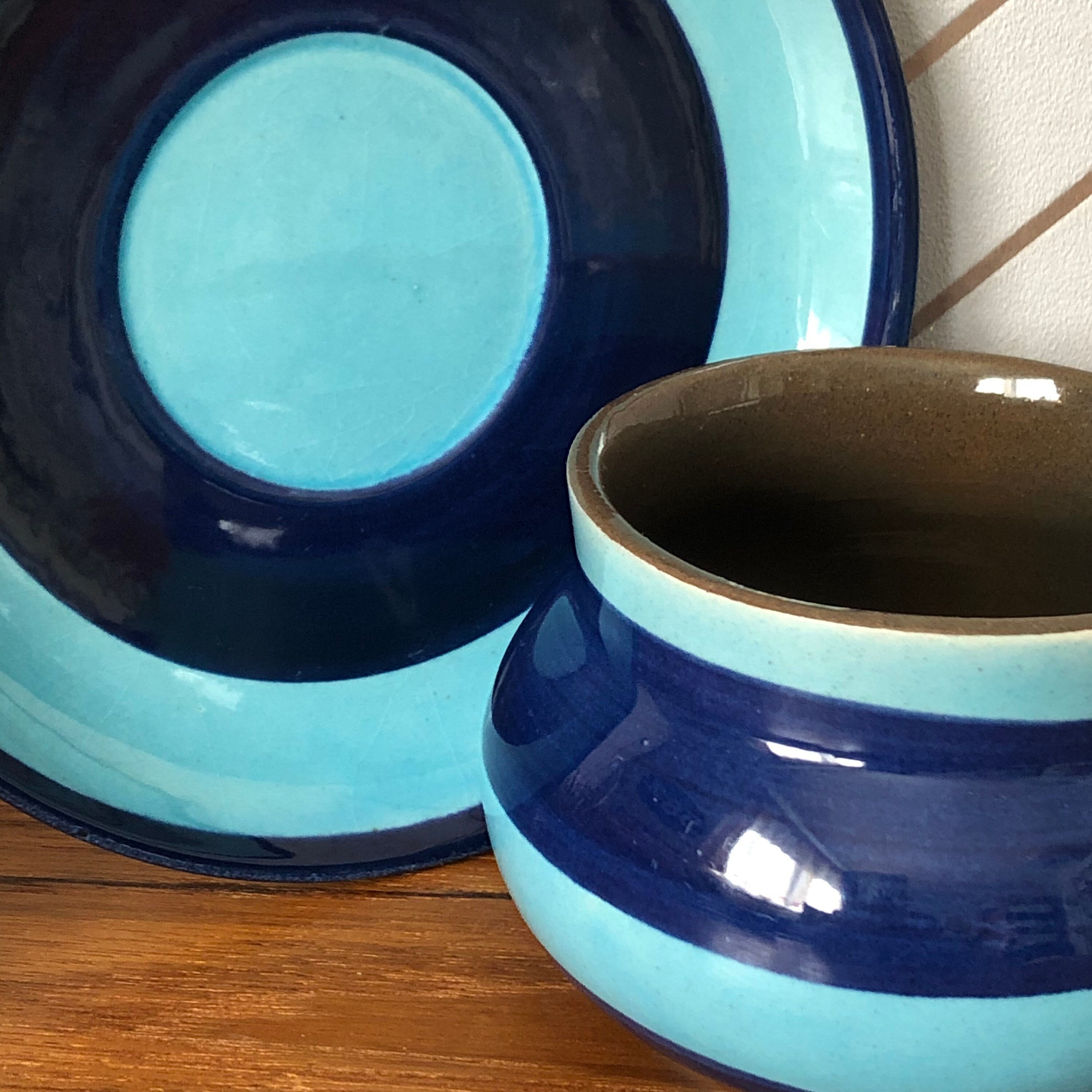 Vintage Gabriel Sweden Pottery Cup and Saucer Kjell Blomberg - Etsy