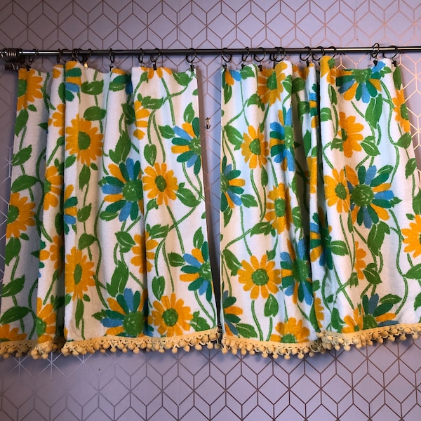 Retro Curtains - Etsy