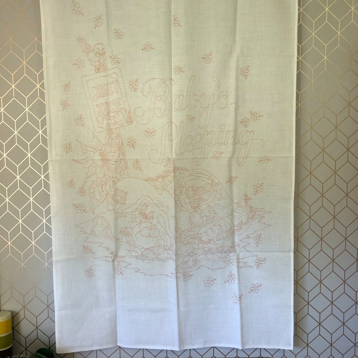 Vintage TRI-CHEM ARTEX Pre Stamped Fabric 7503 - Etsy