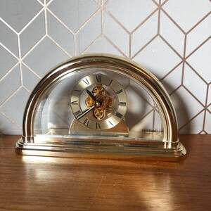 Vintage Rhythm Quartz Japan Mantle Clock, Battery Operated, Post Modern ...