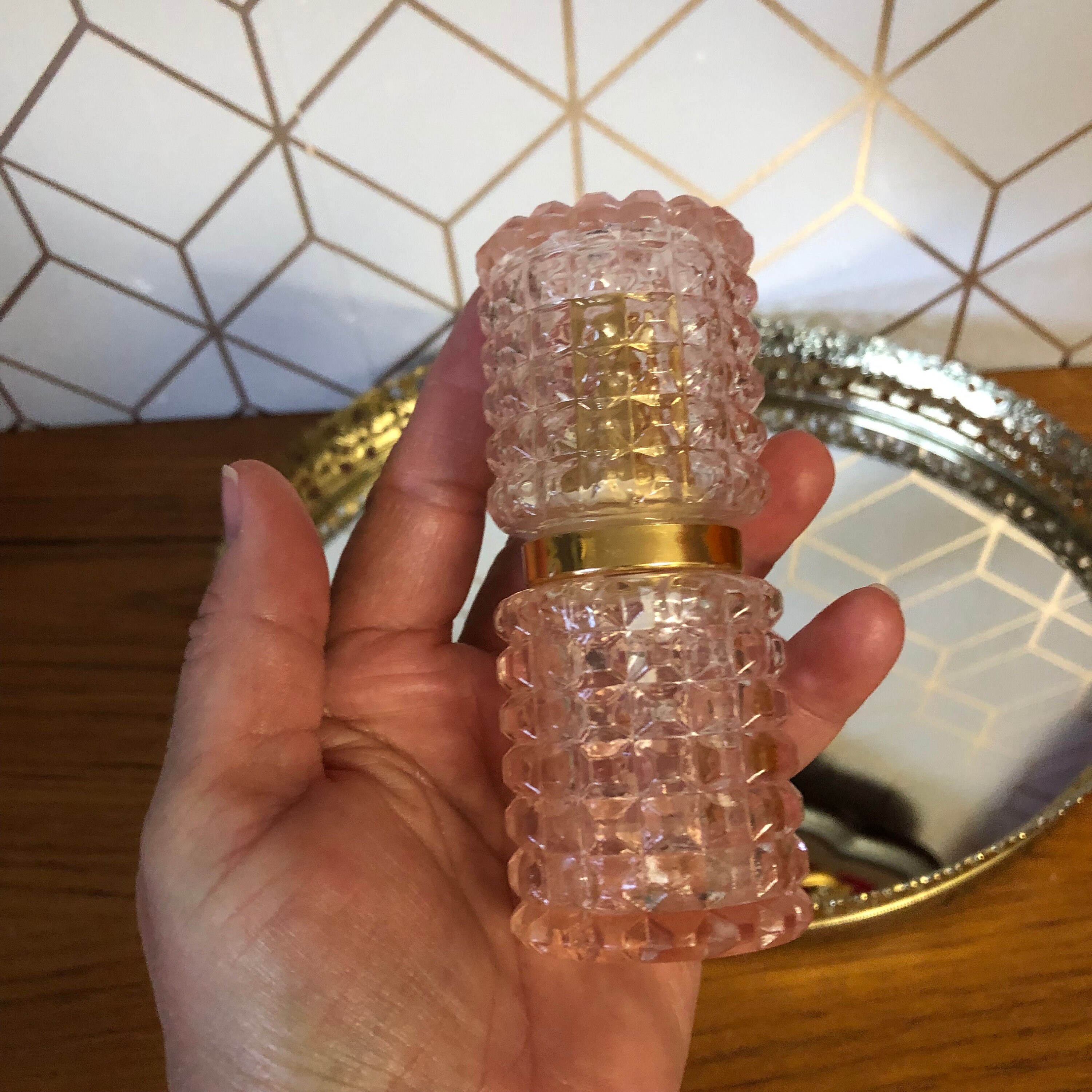 Vintage Nat Robbins Diamond Point Pump Perfume Bottle - Etsy