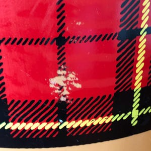 Vintage Hamilton Scotch Red Plaid Cooler, Scotch Camping Cooler Stool ...