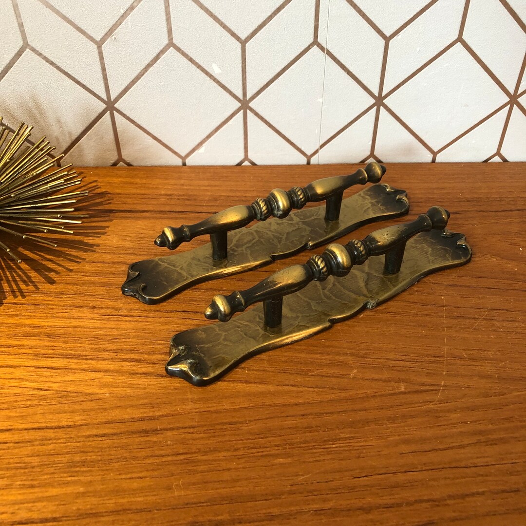 Vintage AMEROCK Carriage House Large Cabinet Handles, Set of 2, Large ...