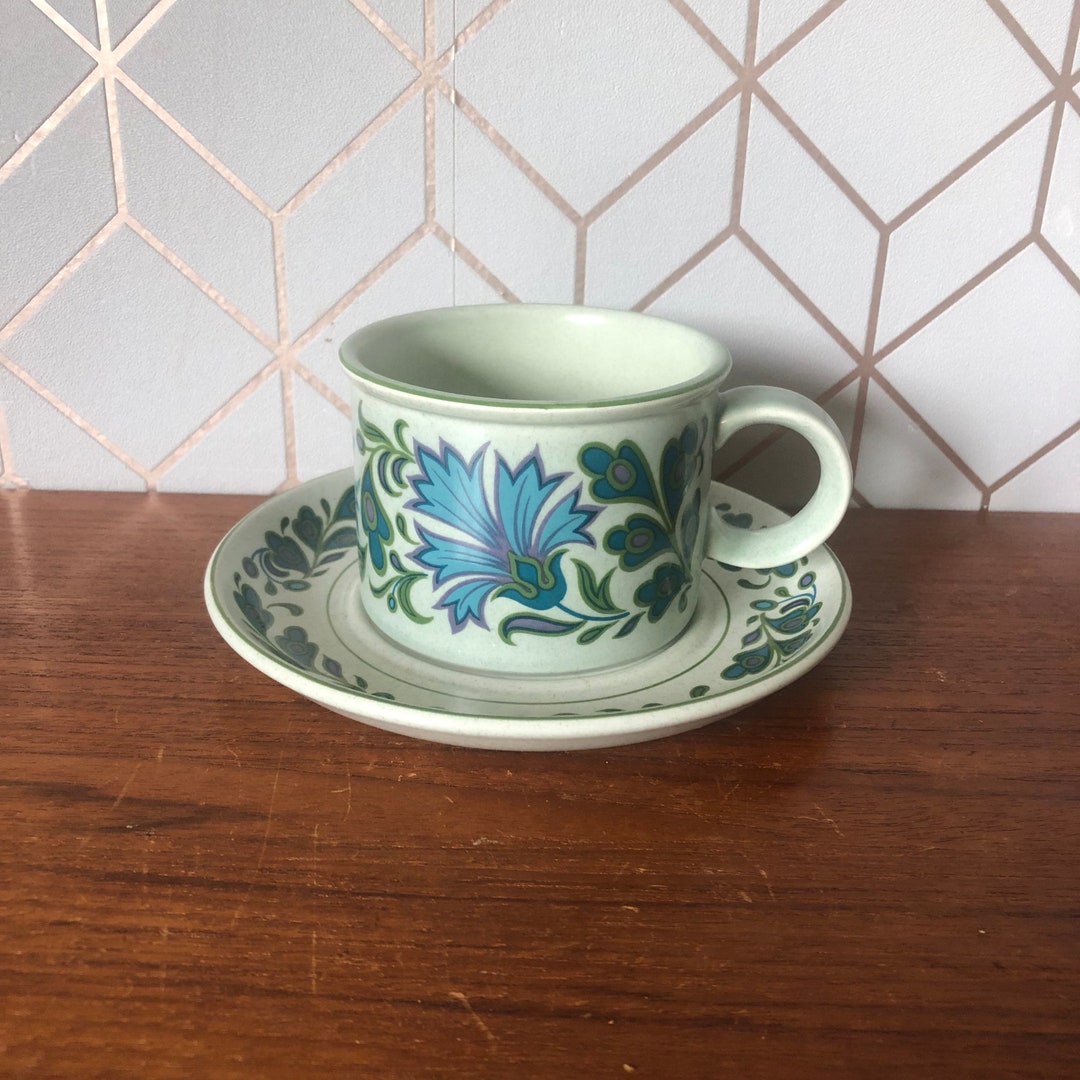 Vintage Stonehenge Midwinter caprice Breakfast Tea Cup and Saucer Duo ...