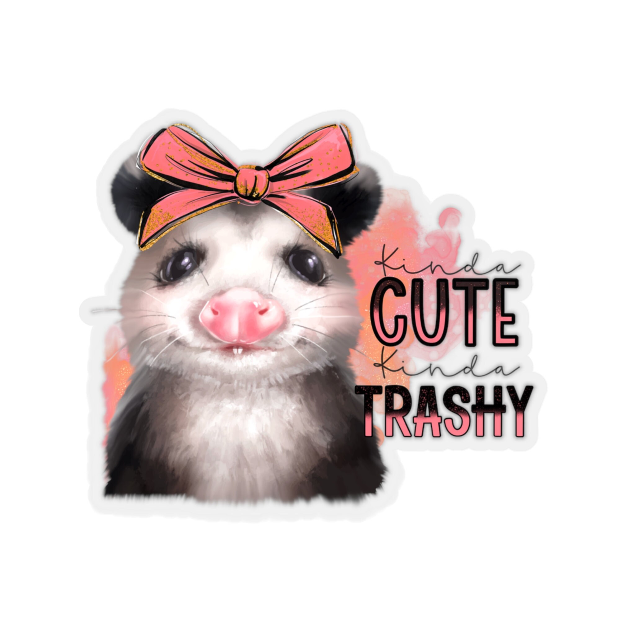 Possum Sticker, Opossum Sticker, Cute Possum, Cute Sticker, Possum ...