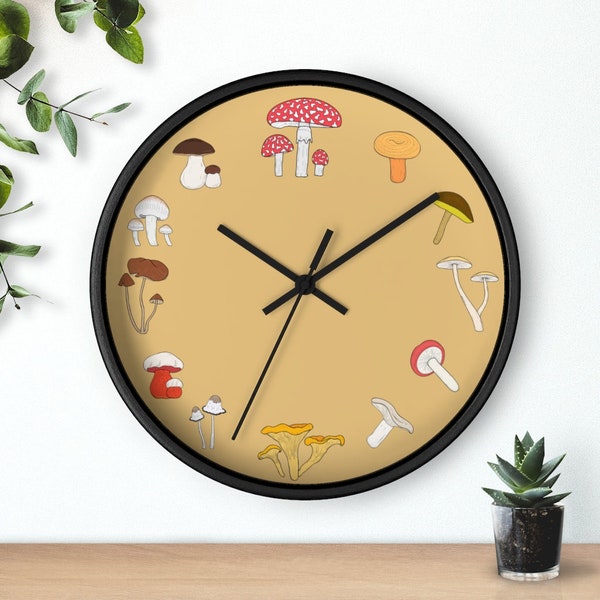 Mushroom Clock - Etsy