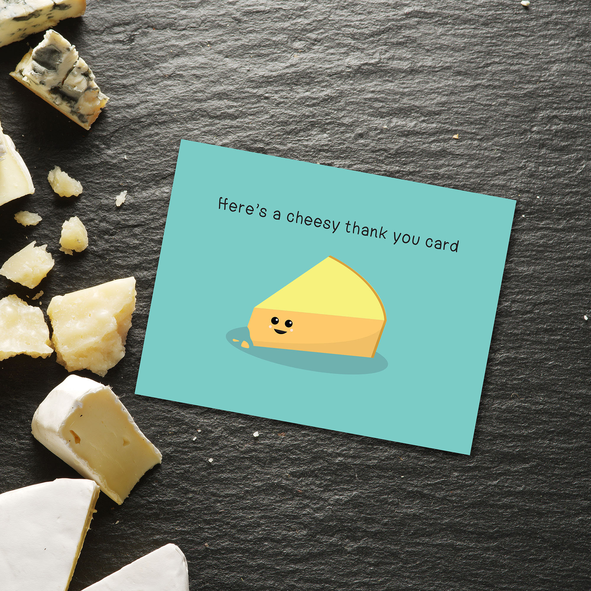 Cheese Pun Thank You Card - Etsy