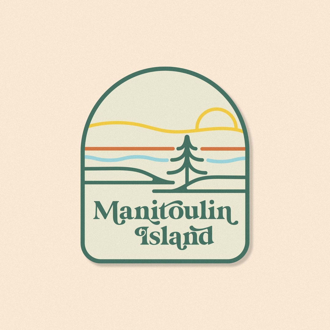 Manitoulin Island Arch Travel Sticker or Magnet Northern Ontario ...