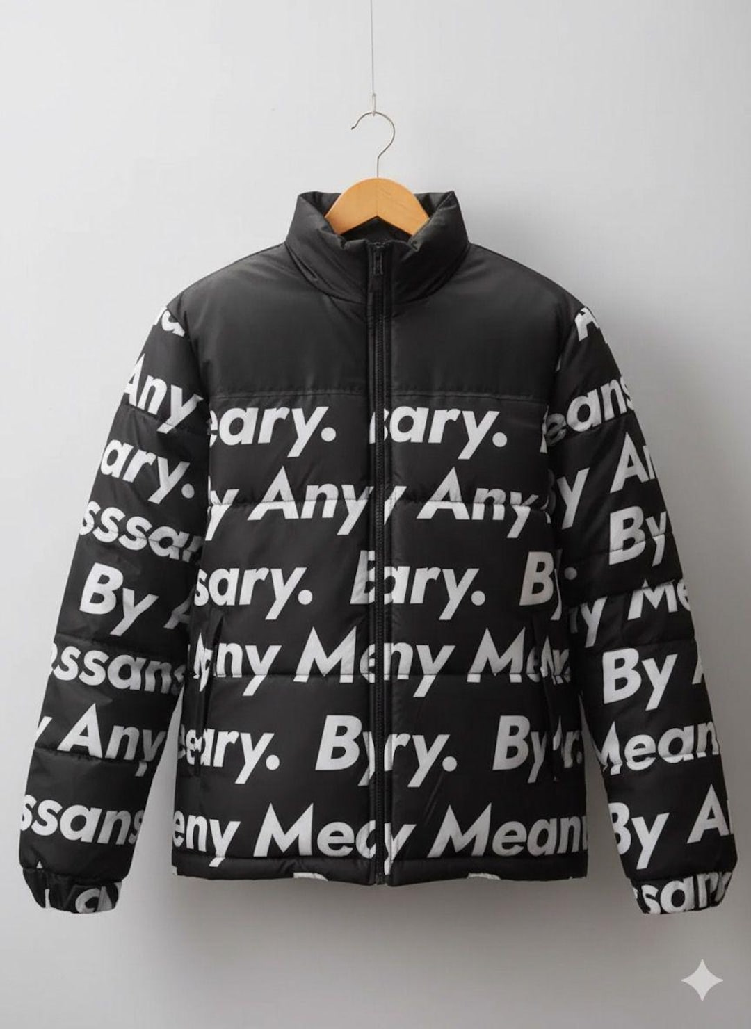 Goku Drip Winter Jacket Dragon Ball Z Unisex Black Puffer Anime Cosplay ...