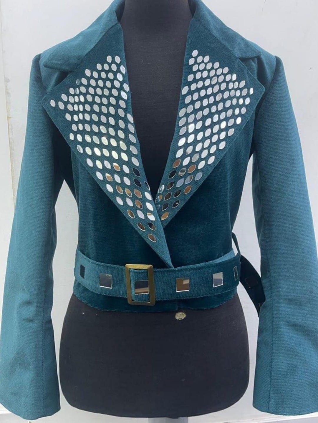 Hand Embellished Mirror Work Jacket for Women | Boho Style Festival ...
