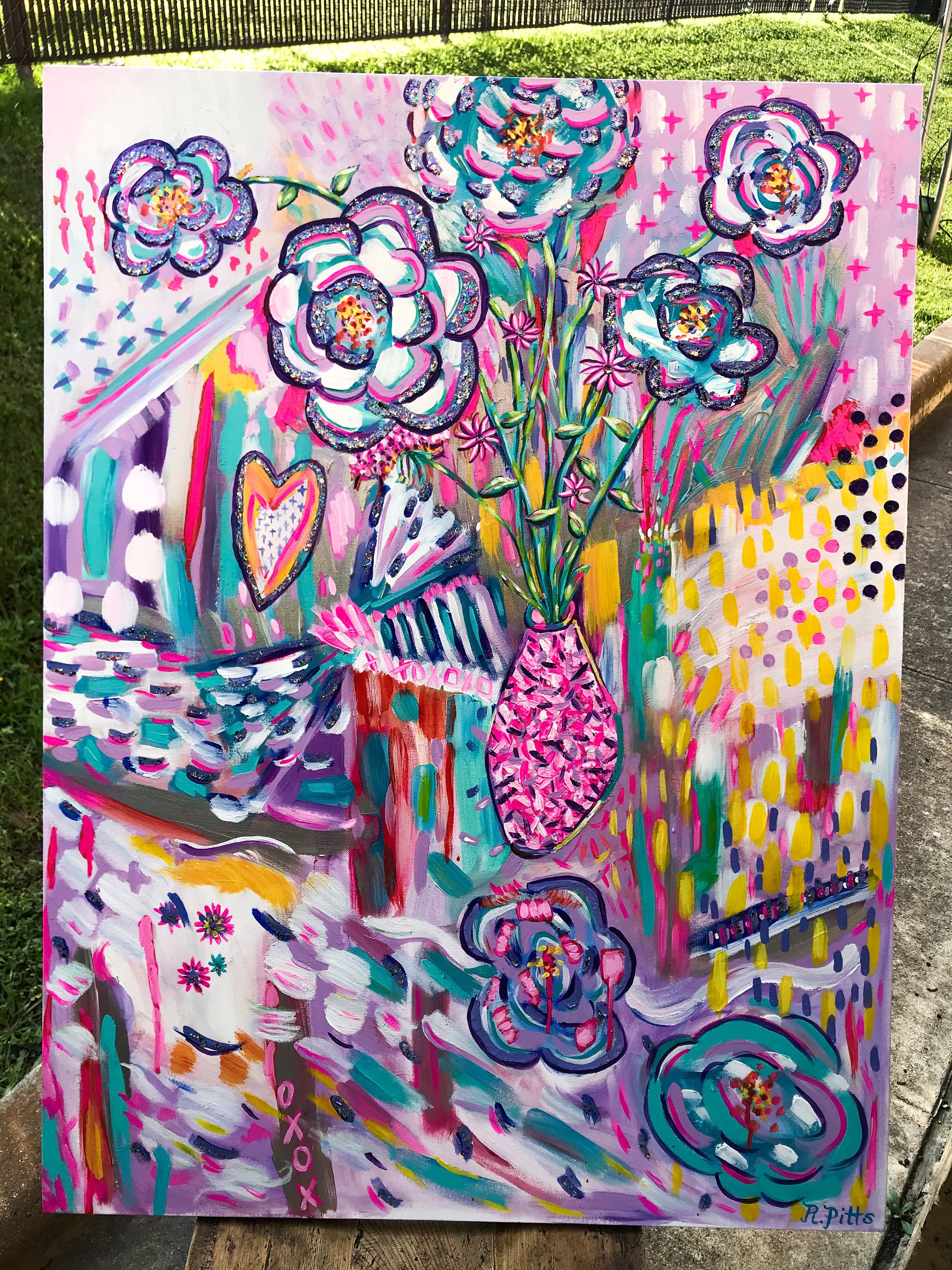 Colorful Spring Painting - Etsy