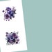 Purple Flowers Clipart Set, Floral Graphics, Botanical Clip Art ...