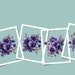 Purple Flowers Clipart Set, Floral Graphics, Botanical Clip Art ...