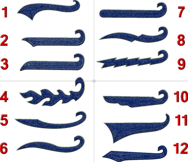 Chenille Script Name With Tail and Tail Insert for Your Varsity ...