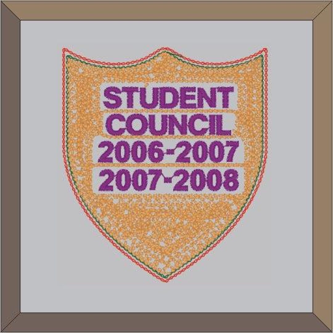 Chenille Student Council Shield Letterman Jacket Patch P10090 - Etsy