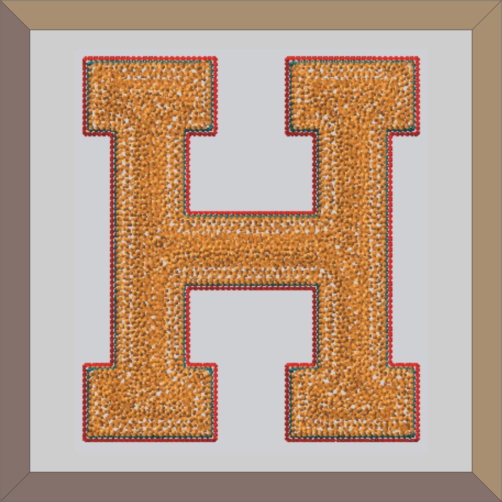 6 A Thru Z Full Block Chenille Letter Your Choice of Letter - Etsy