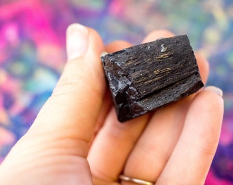 Rare black minerals | Etsy